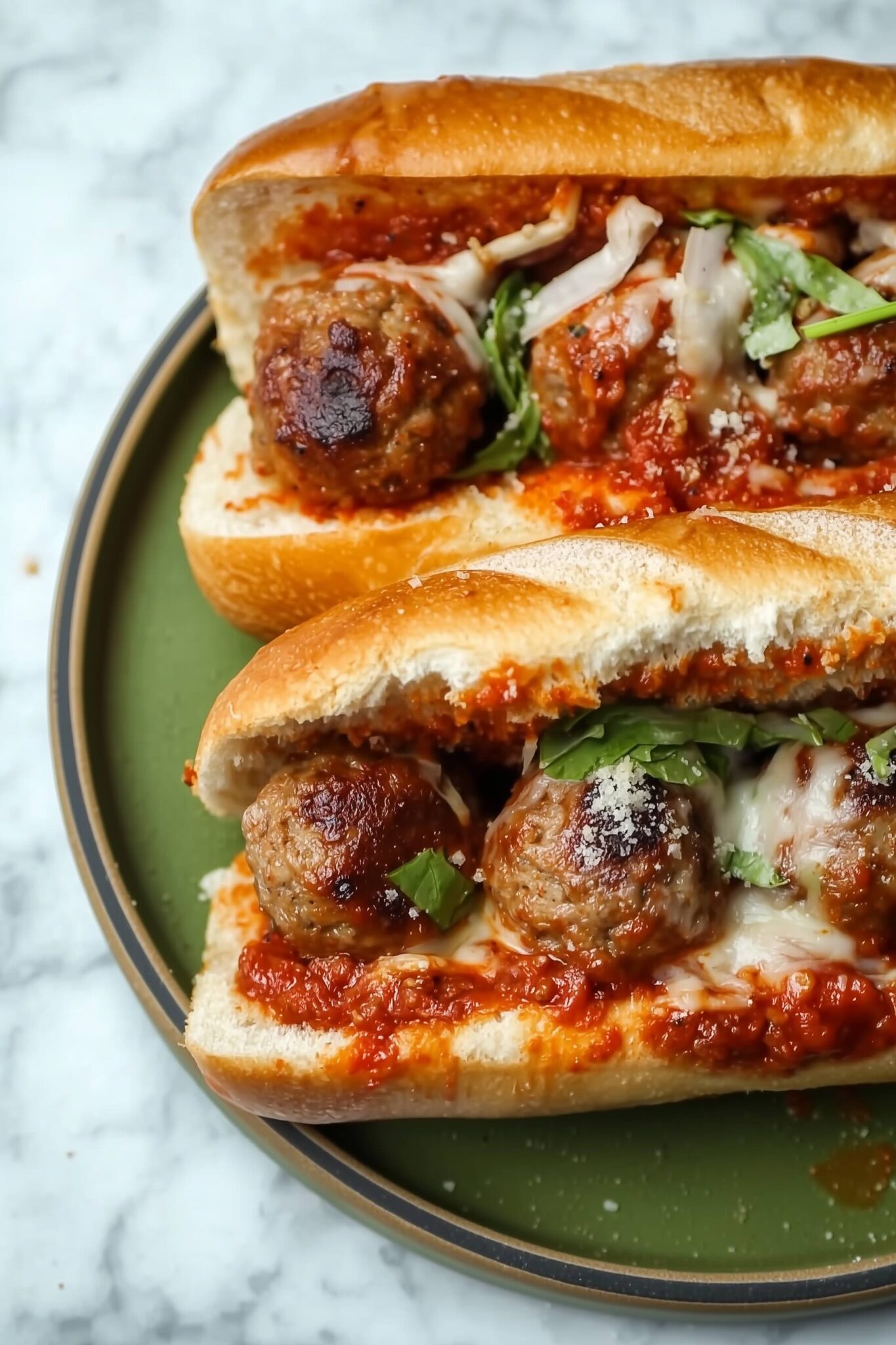 Homemade Meatball Subs with Frozen Meatballs - theamazingfood