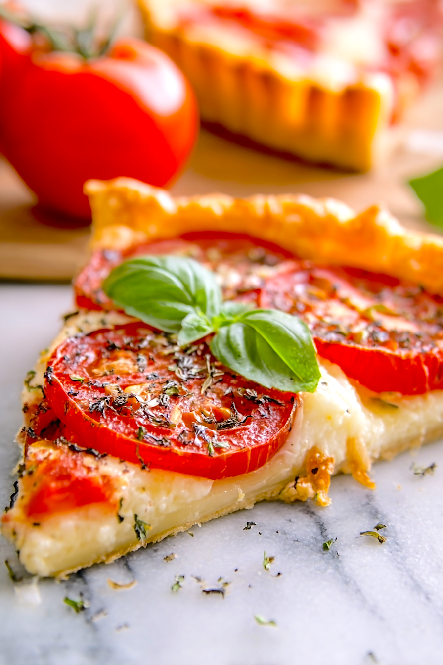 Italian Tomato Pie - theamazingfood