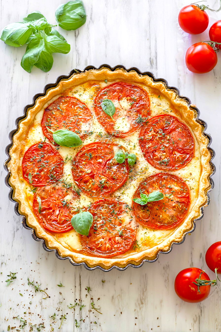 Italian Tomato Pie - theamazingfood