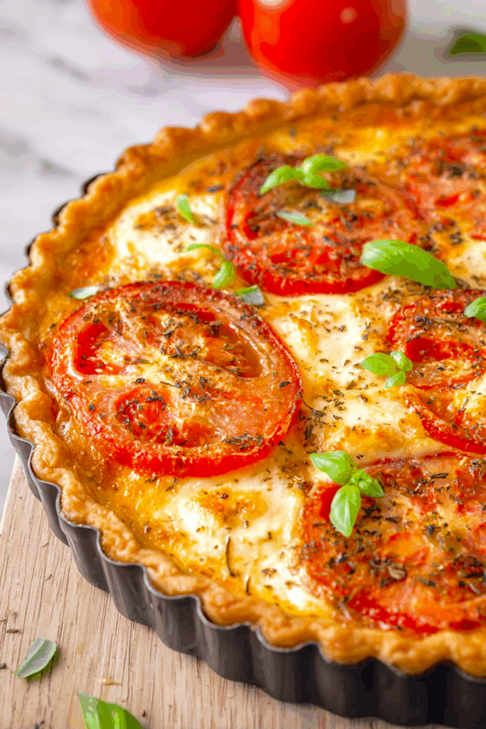 Italian Tomato Pie - theamazingfood