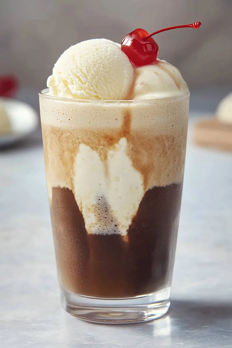 Spiked Vanilla Root Beer Float - theamazingfood