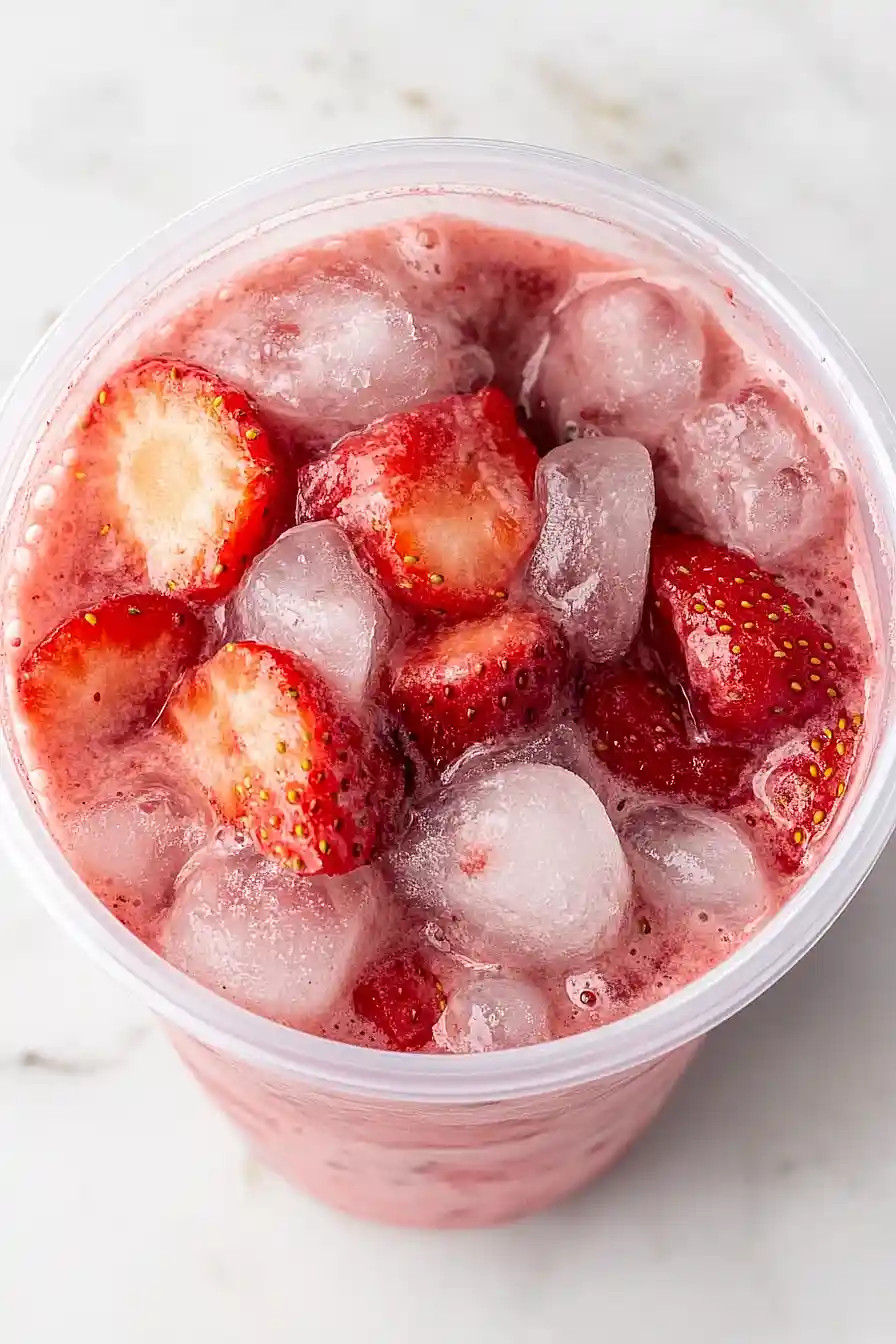 Quick 20-Minute Strawberry Acai Refresher - theamazingfood