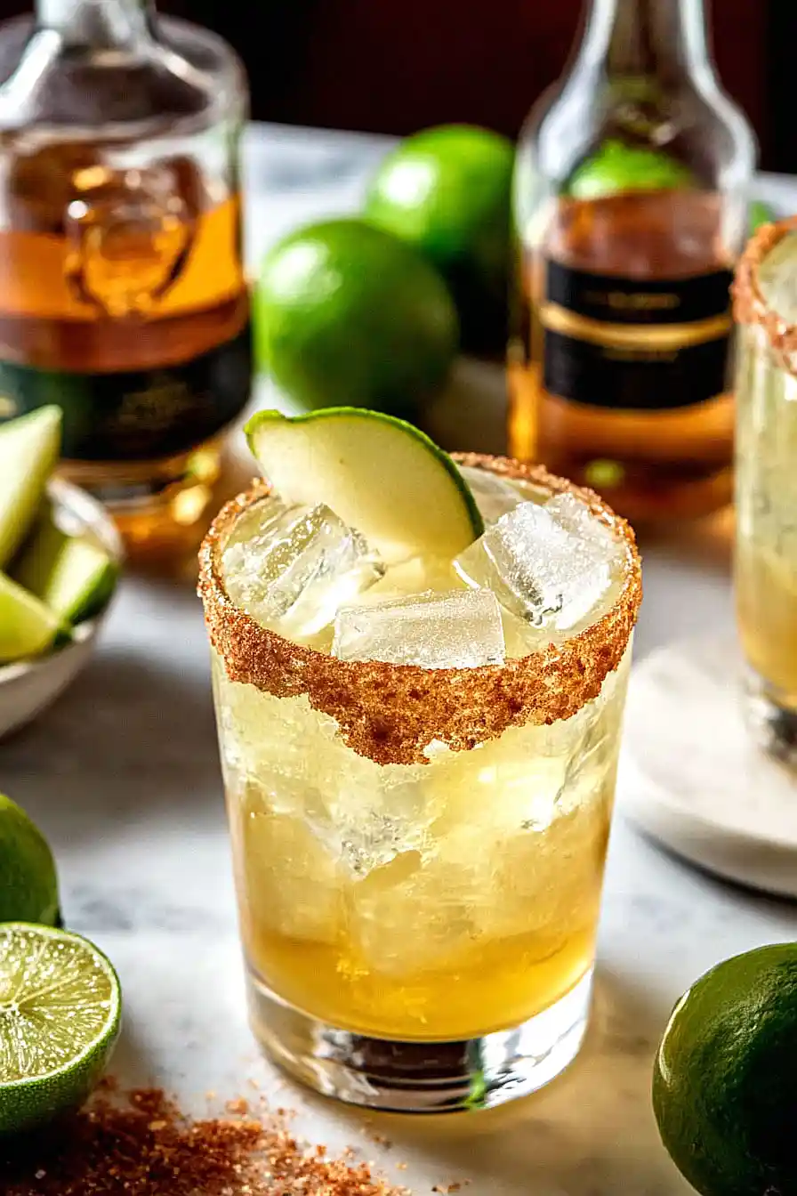 Elegant Spiced Pear Tequila Cocktail - theamazingfood