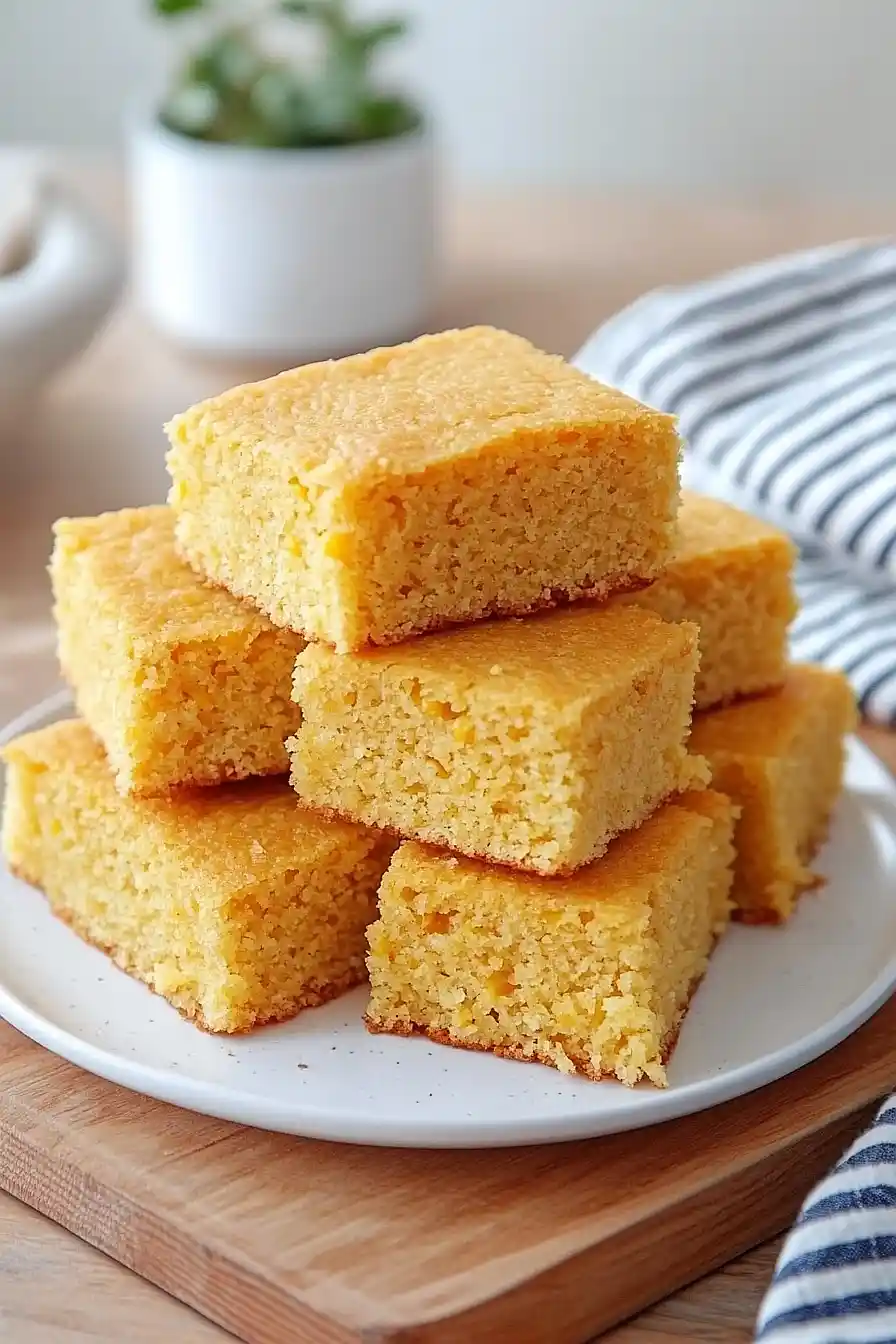 Sweet Homemade Cornbread - theamazingfood
