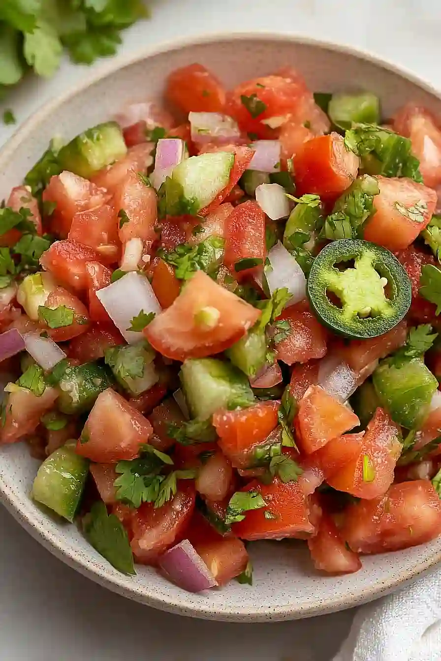 Simple Pico de Gallo - theamazingfood