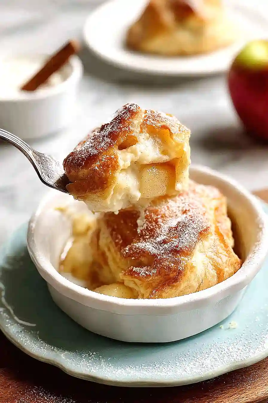 Cinnamon Apple Dumplings with Puff Pastry - theamazingfood