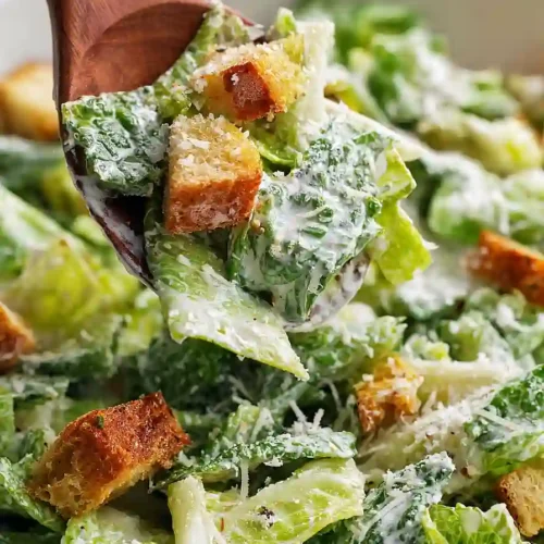 Simple Authentic Caesar Salad - theamazingfood