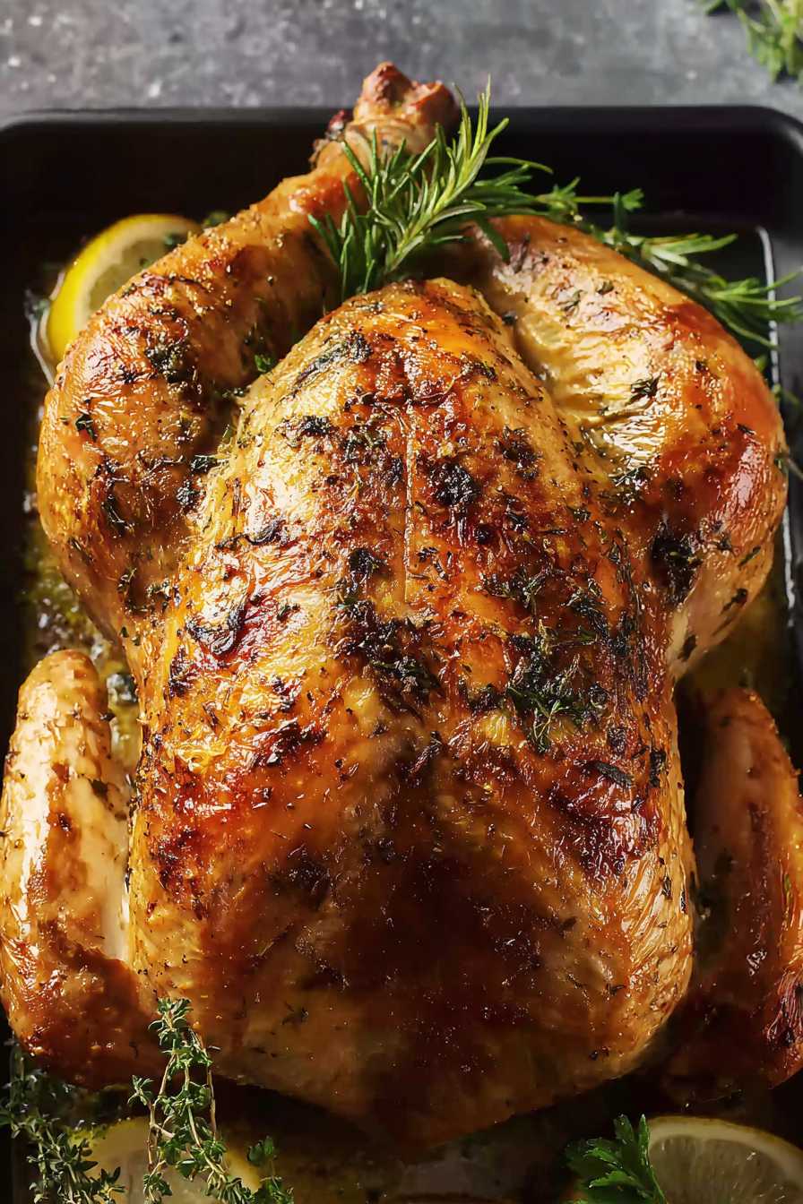 Classic Roasted Turkey No Stuffing - theamazingfood