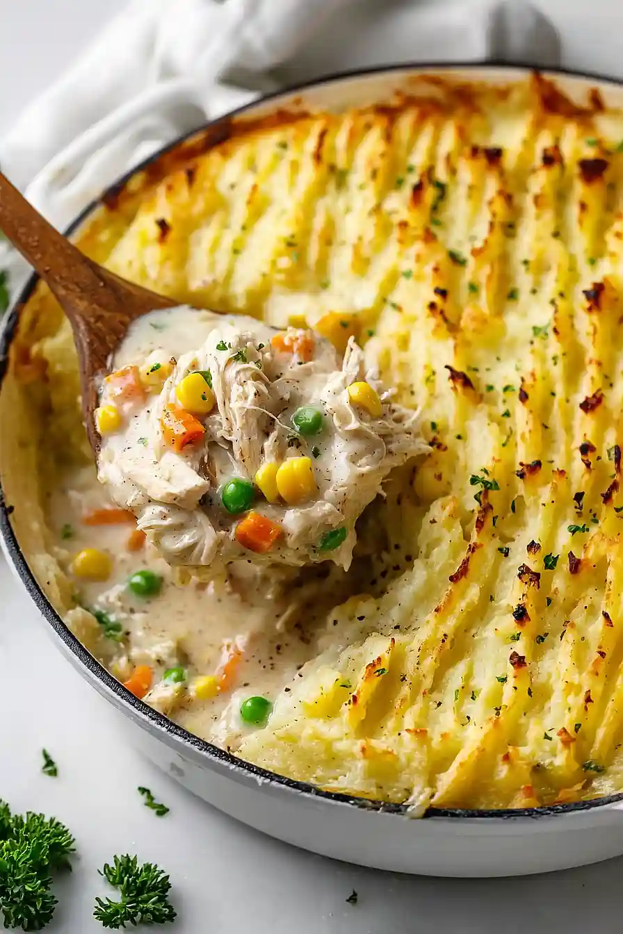 Homemade Chicken Shepherd's Pie - theamazingfood
