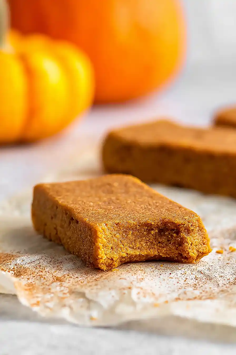 Simple Pumpkin Protein Bars - theamazingfood