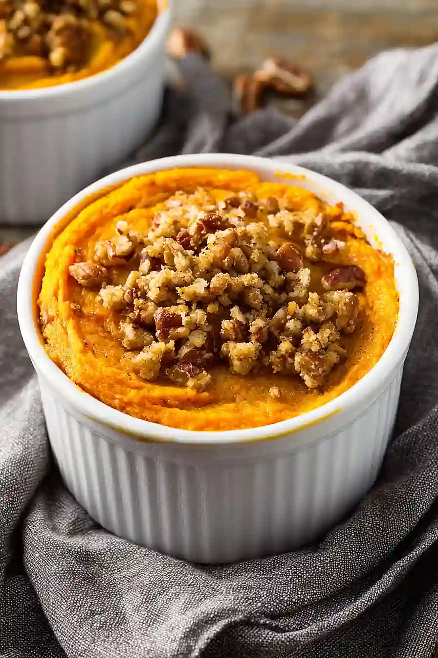 Traditional Mini Sweet Potato Soufflé - theamazingfood