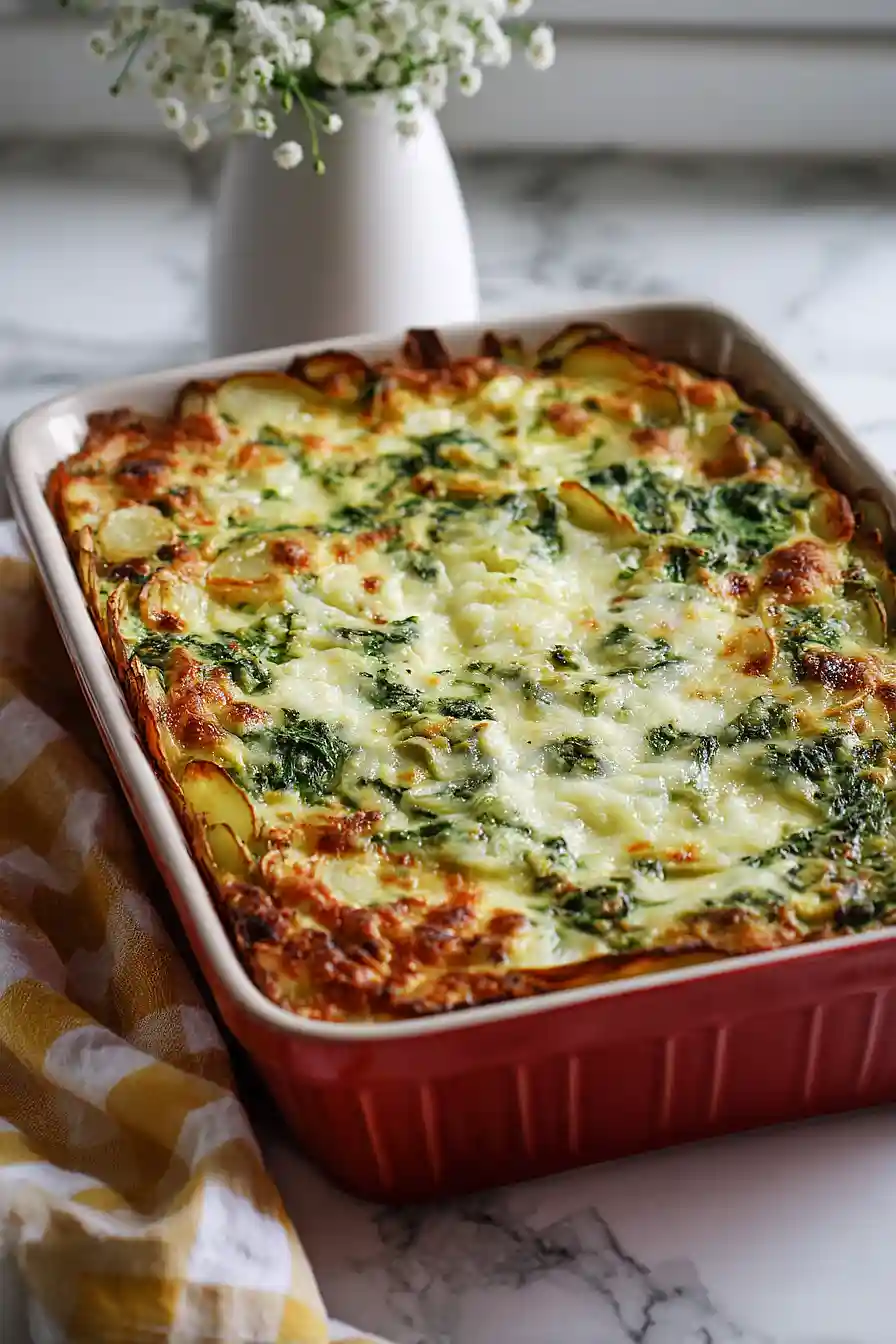 Irresistible Potato Crust Veggie Quiche - theamazingfood