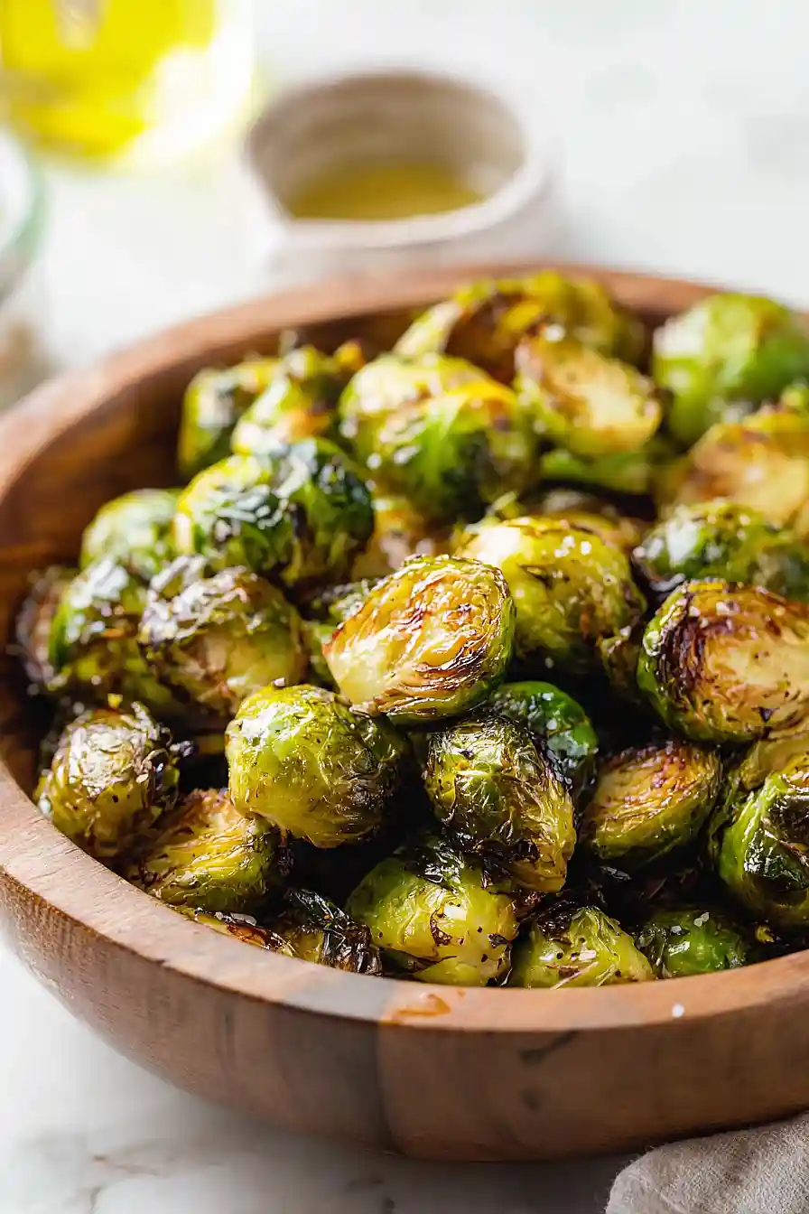 Roasted Keto Brussels Sprouts - theamazingfood
