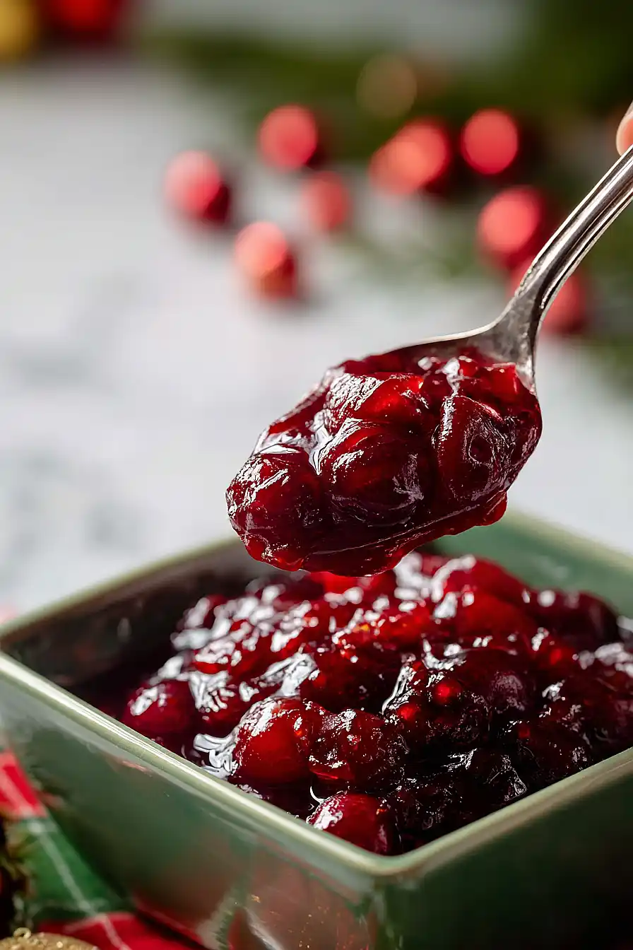 Holiday Cranberry-Port Wine Sauce - theamazingfood