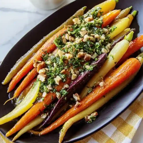 30-Minute Honey Glazed Rainbow Carrots - theamazingfood