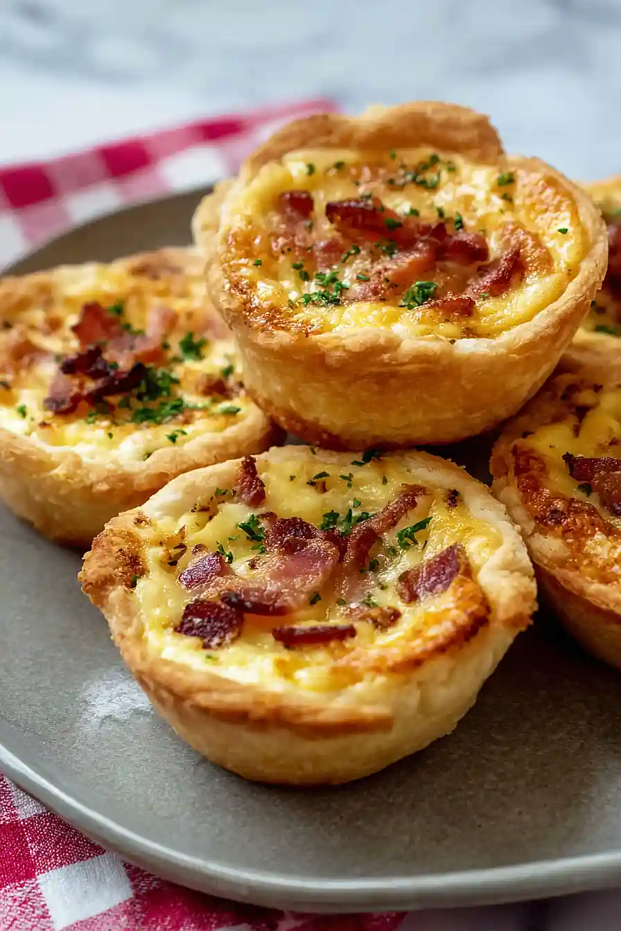 Delicious Mini Quiche Lorraine - theamazingfood