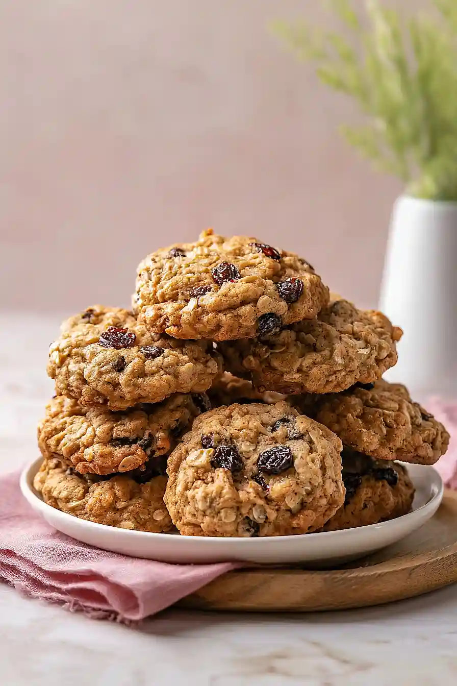 Mouthwatering Old Fashioned Oatmeal Raisin Cookies - theamazingfood
