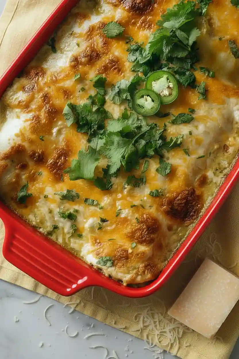 Homemade Green Enchiladas with Ground Turkey - theamazingfood