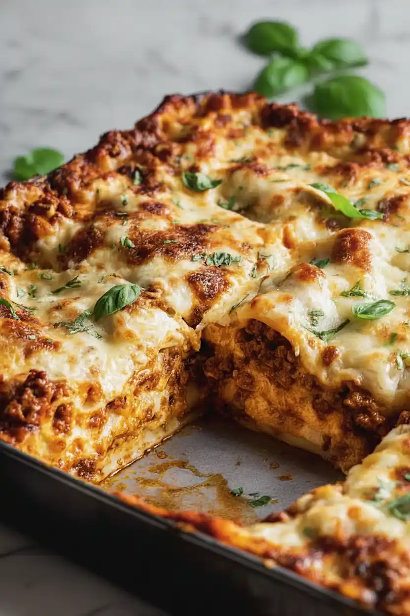 Easy Cottage Cheese Lasagna - theamazingfood