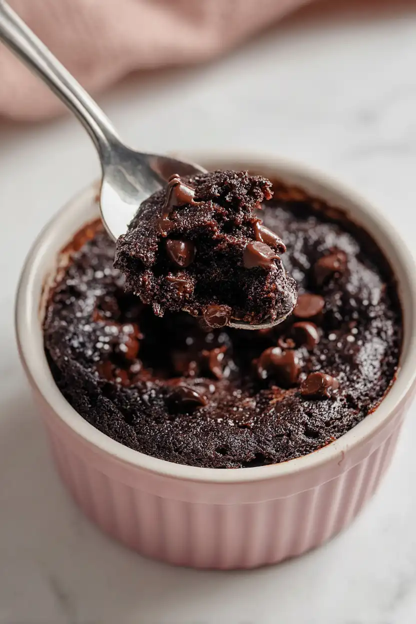 Simple Cottage Cheese Microwave Brownies - theamazingfood