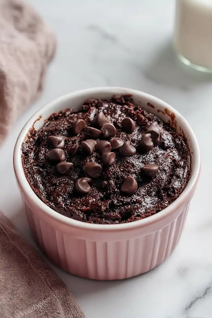 Simple Cottage Cheese Microwave Brownies - theamazingfood