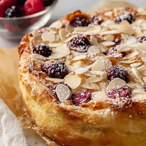 Easy Croissant Cake - theamazingfood