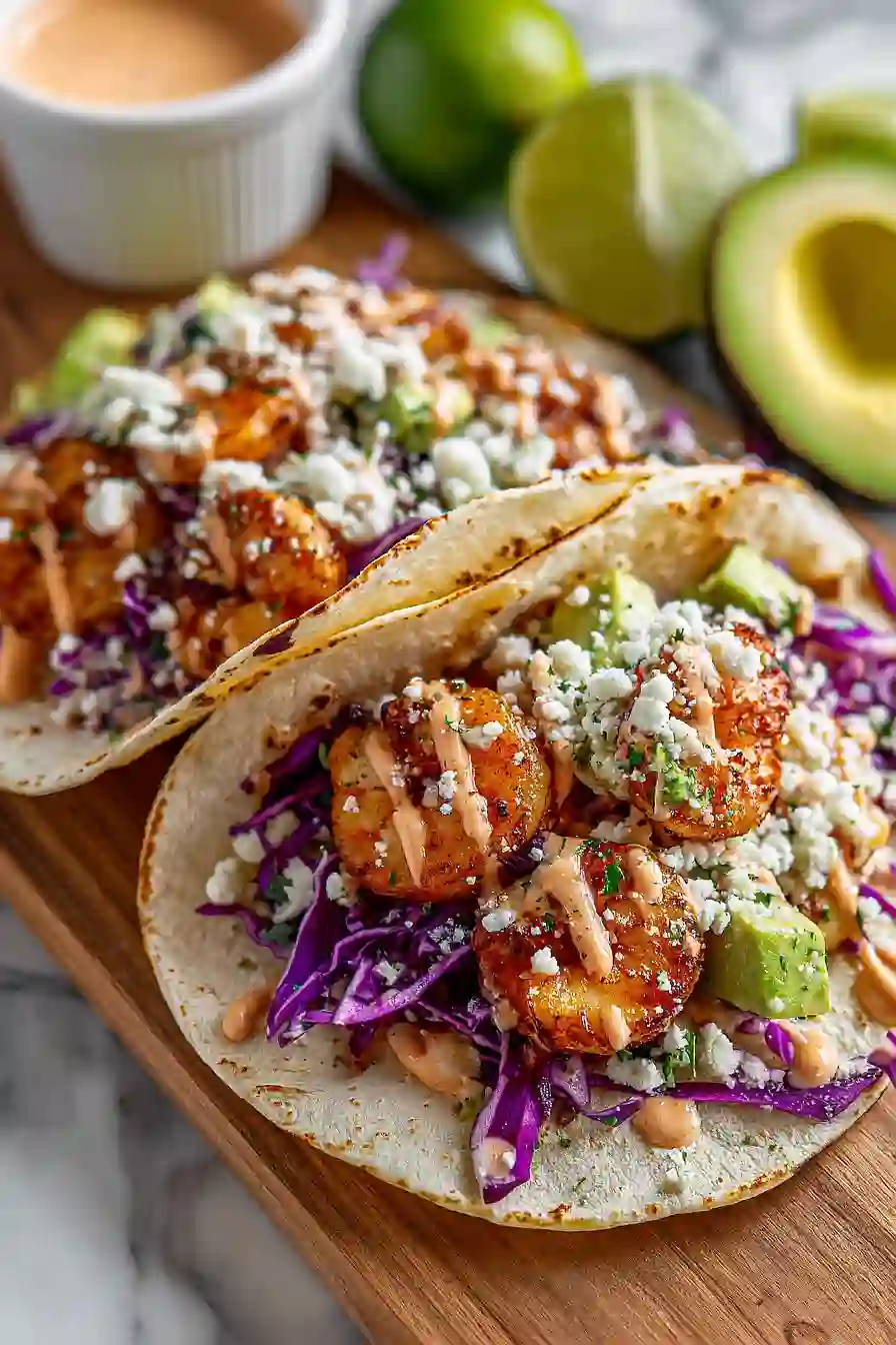 Mouthwatering Shrimp Tacos - theamazingfood