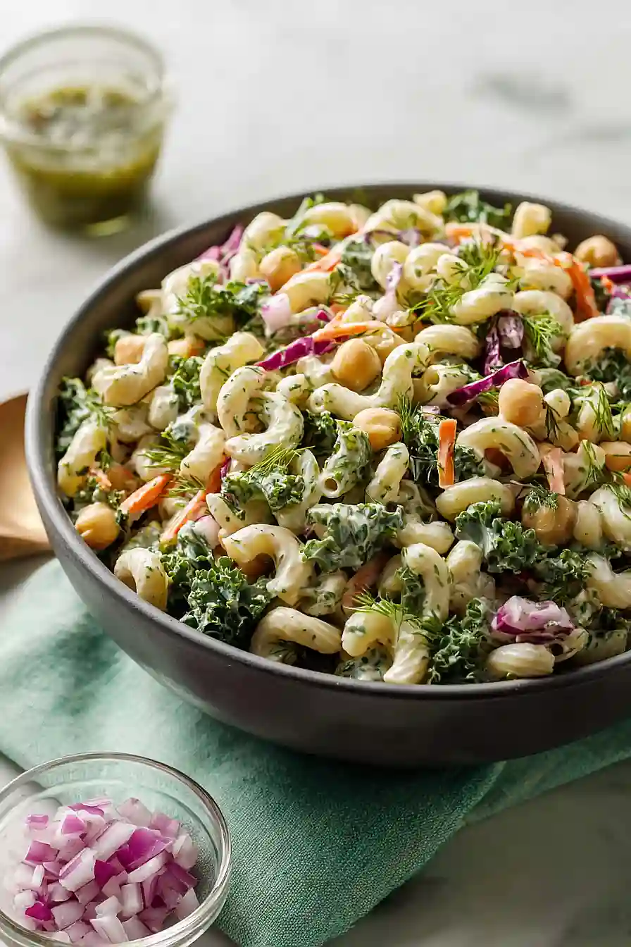 Best High Protein Dill Pickle Pasta Salad - theamazingfood