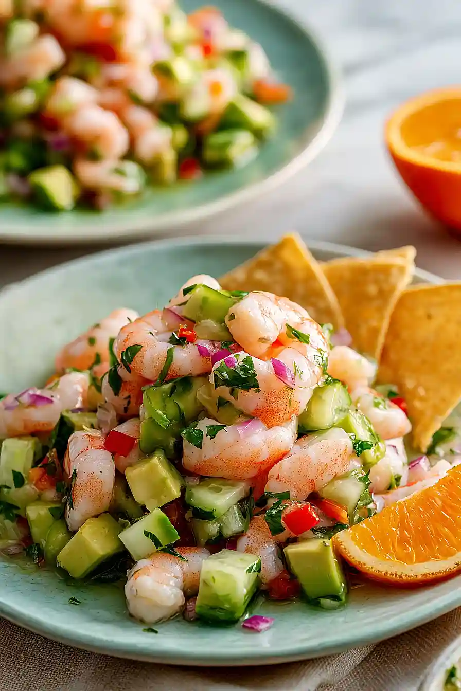 Easy Shrimp Ceviche - theamazingfood