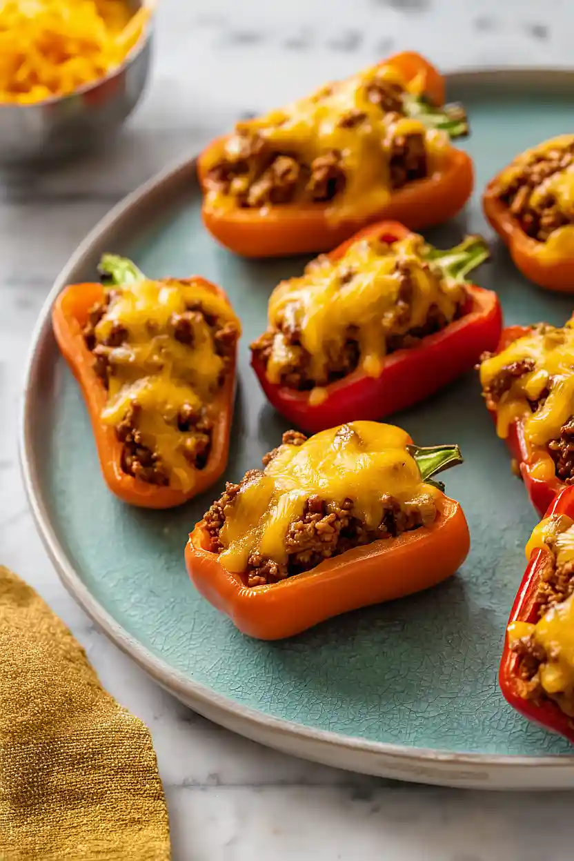 Protein-Packed Bell Pepper Nachos with Ground Turkey - theamazingfood