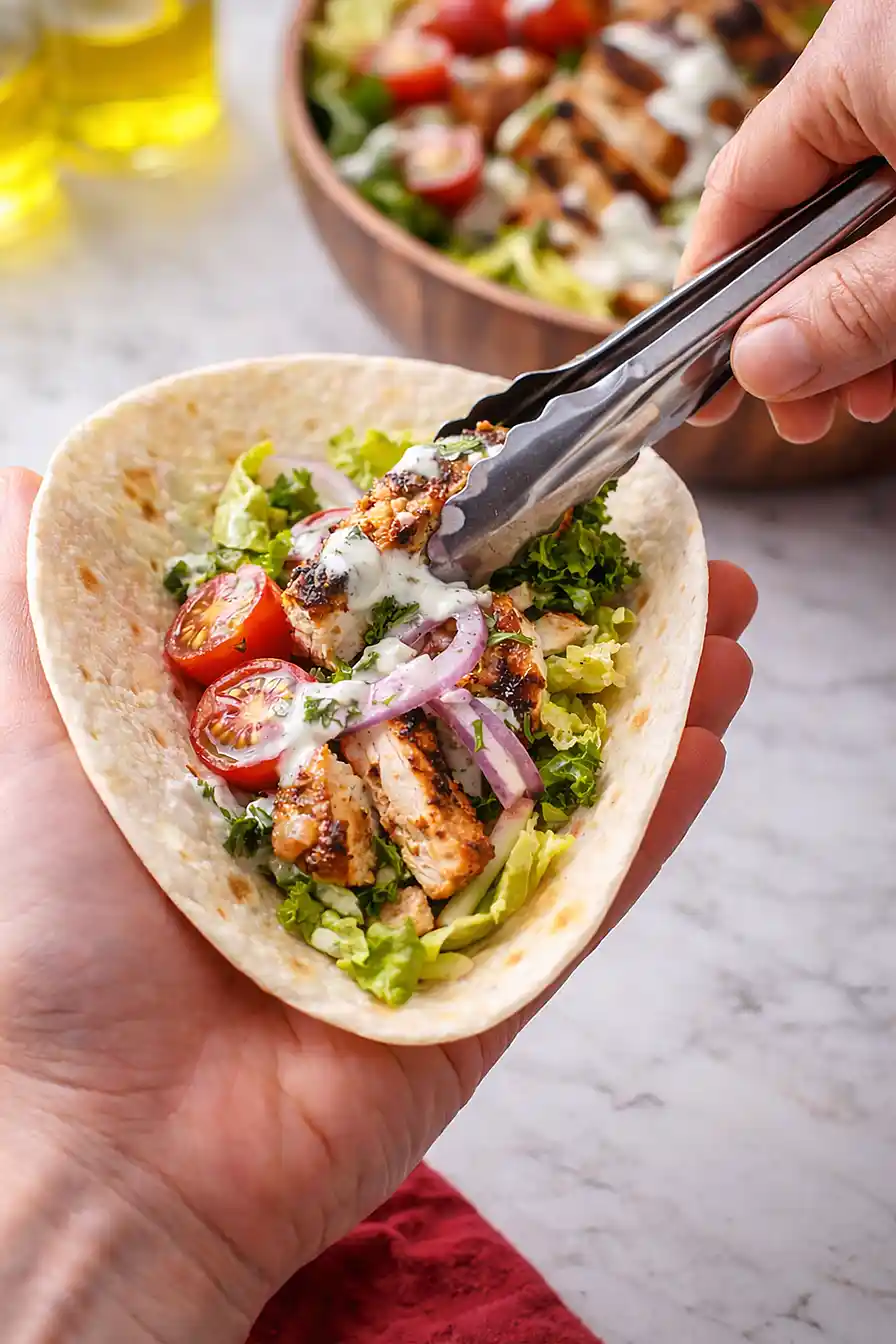 Best Chicken Thigh Gyros - theamazingfood