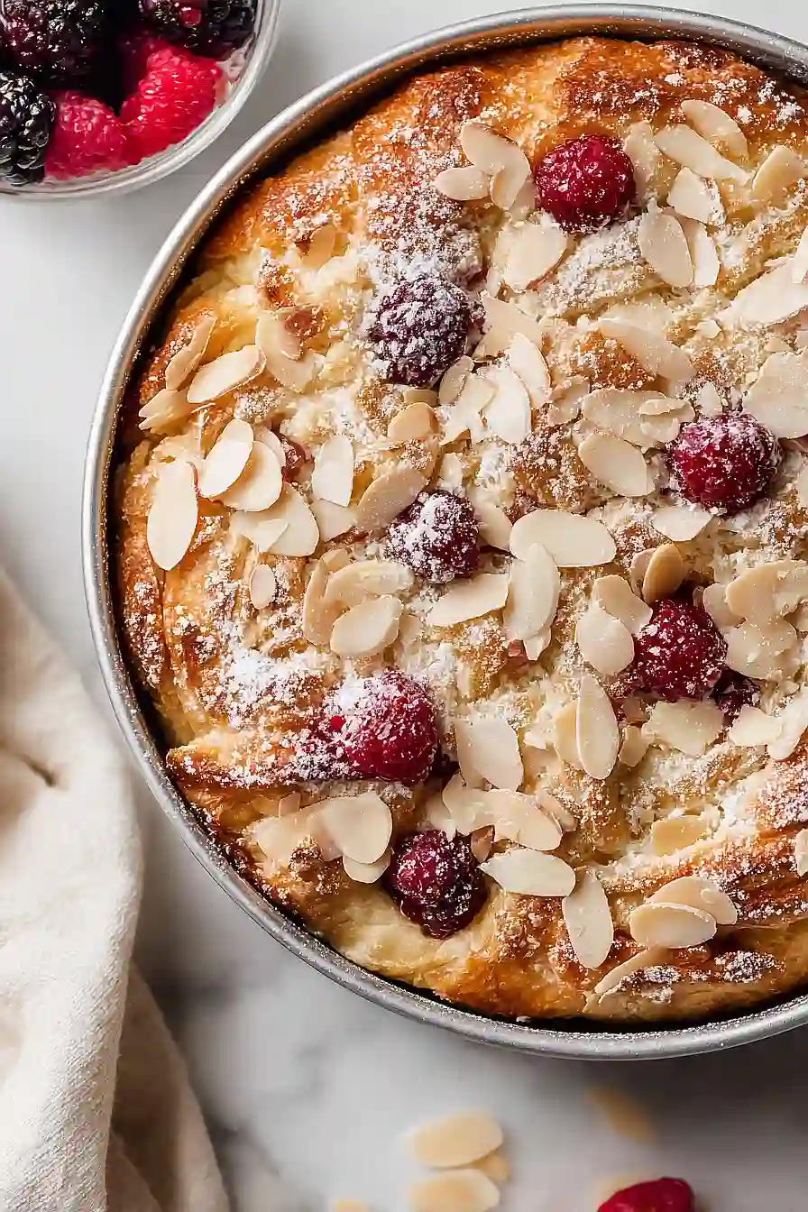 Easy Croissant Cake - theamazingfood