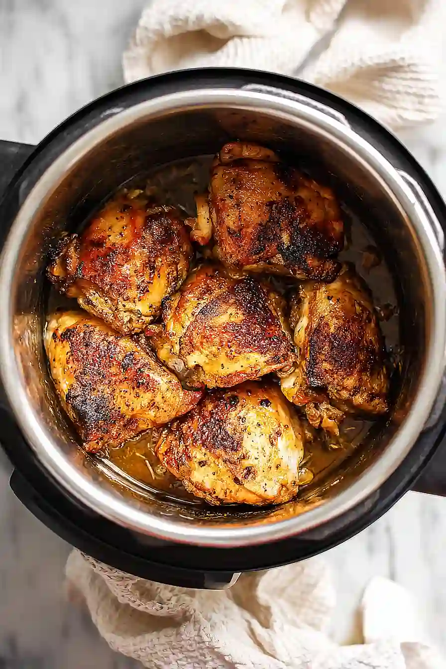 Easy Instant Pot Chicken Thighs - theamazingfood