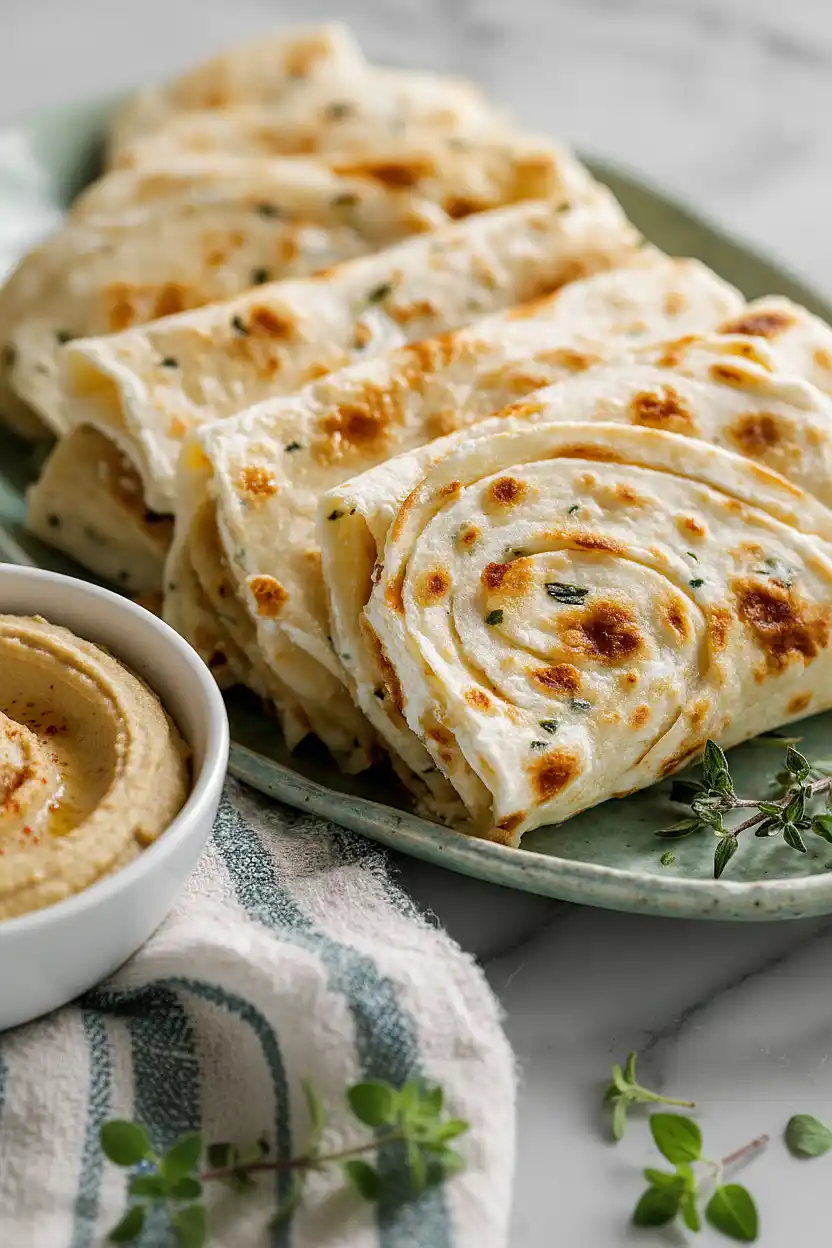 Crispy Greek Yogurt Wraps - theamazingfood