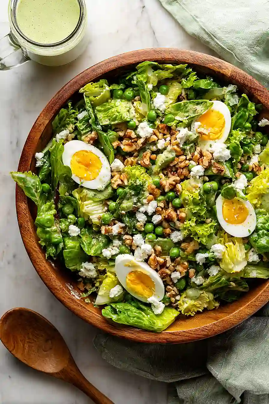 Creamy Easter Pea Salad - theamazingfood