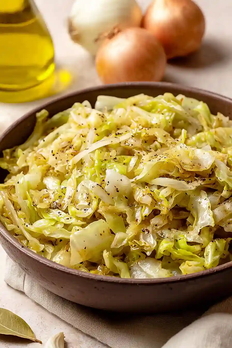 Best Sautéed Cabbage with Onions - theamazingfood