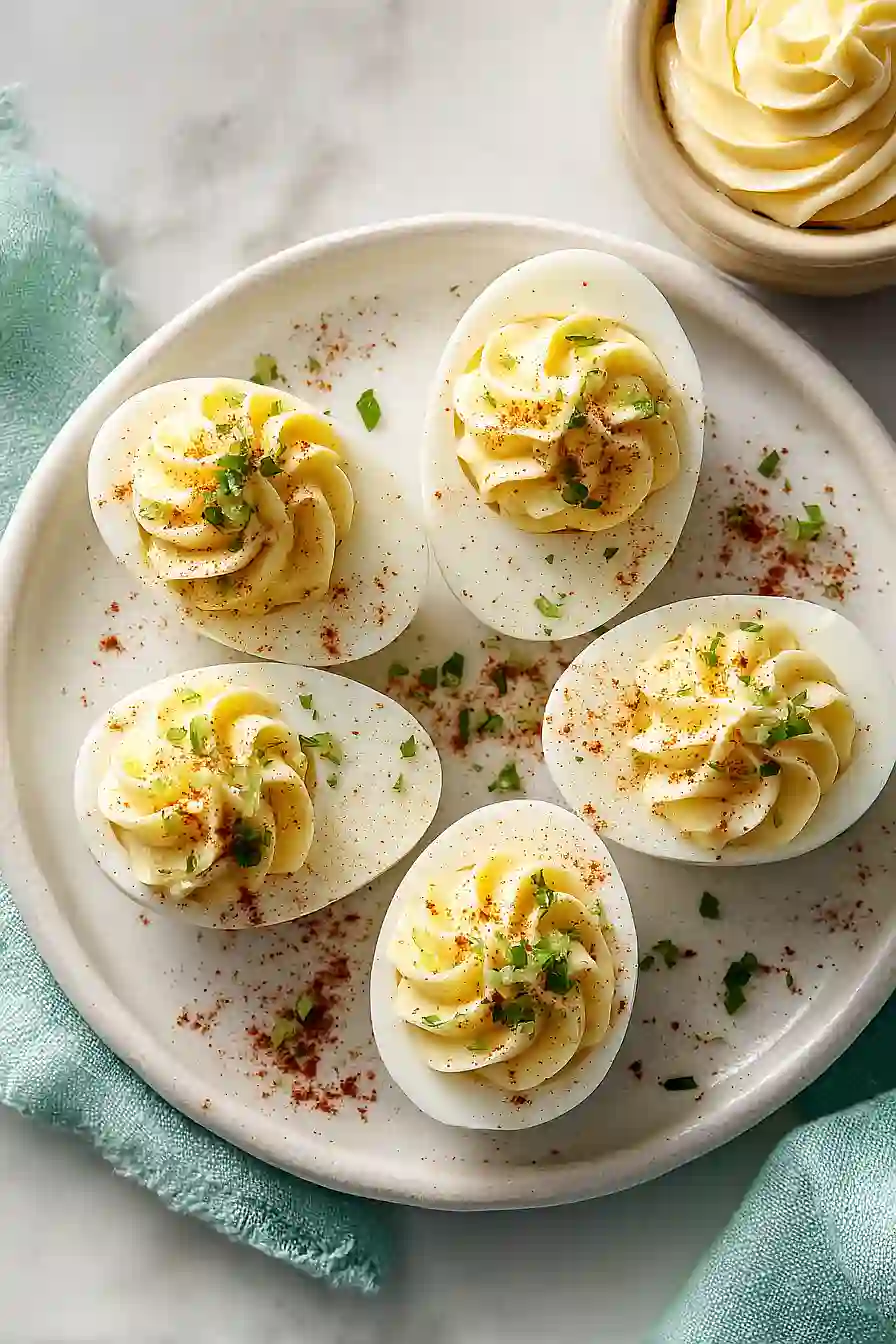 Quick Deviled Eggs with Miracle Whip - theamazingfood