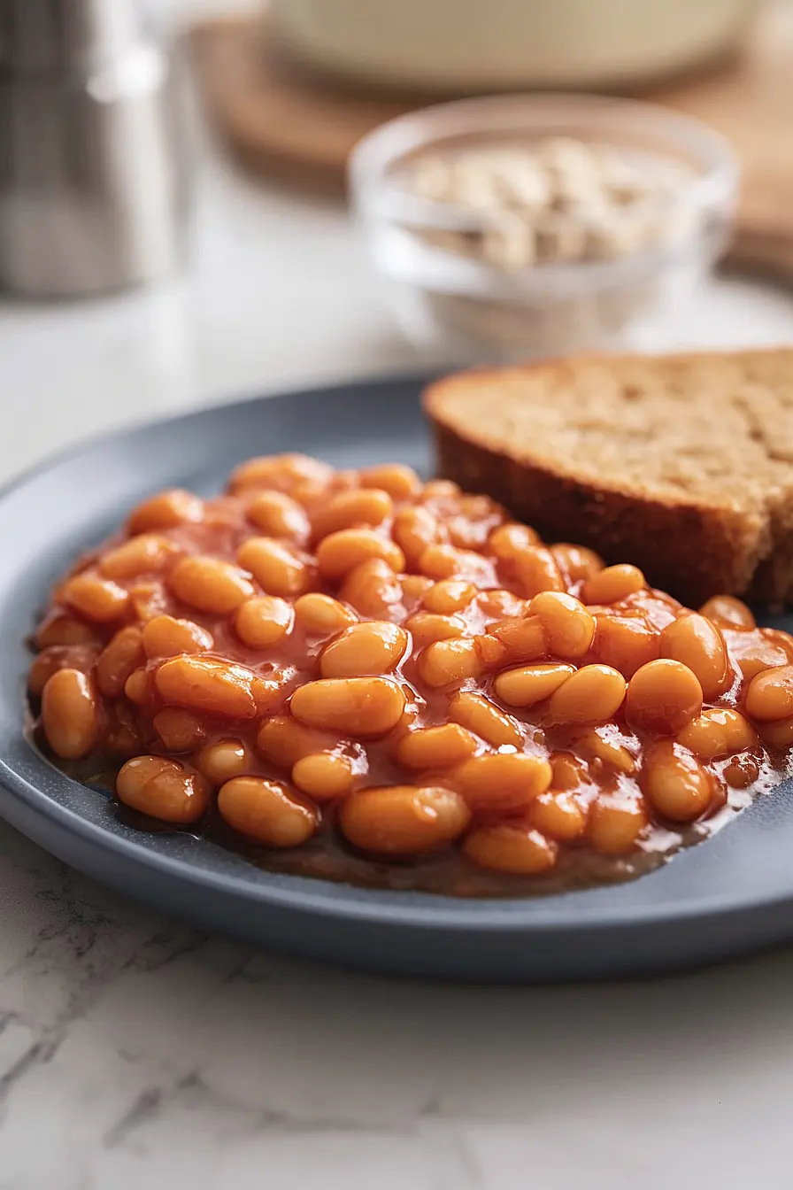Simple British Baked Beans - theamazingfood